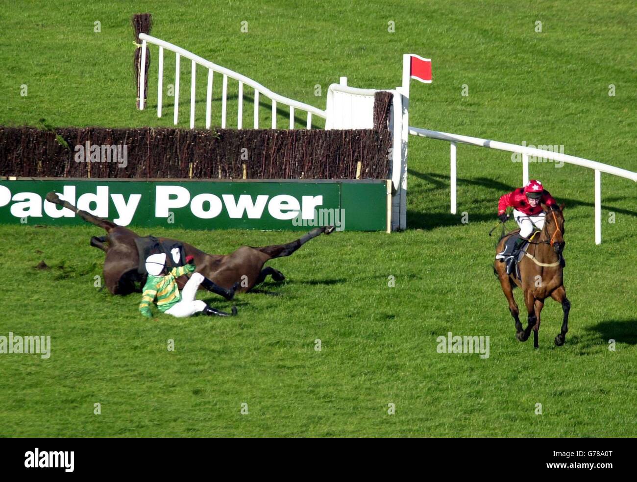 The Dr P.J. Moriarty Novice Steeplechase Stock Photo - Alamy