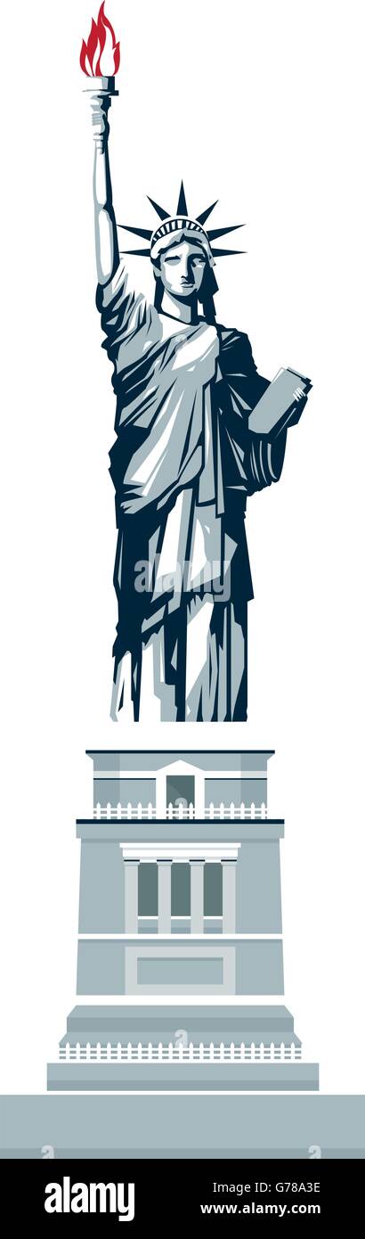 statue of liberty icon Stock Vector Image & Art - Alamy