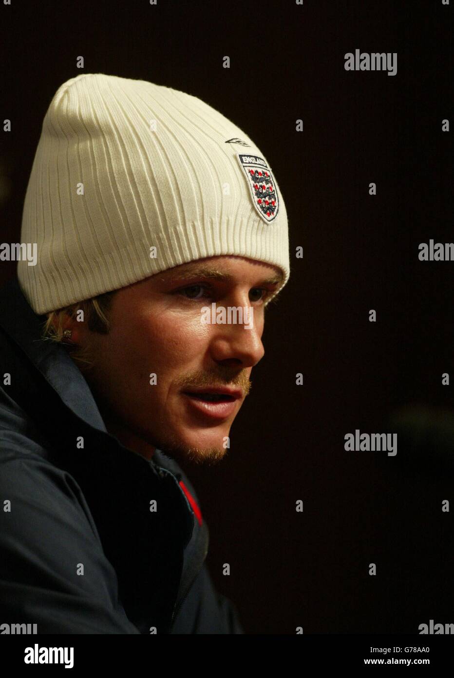 David Beckham attends a press conference at Cabot Hall, London, ahead ...