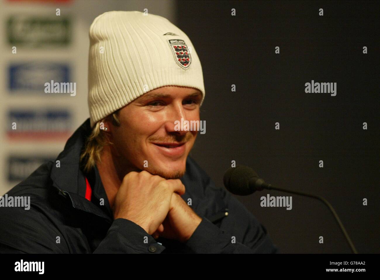 David Beckham attends a press conference at Cabot Hall, London, ahead ...