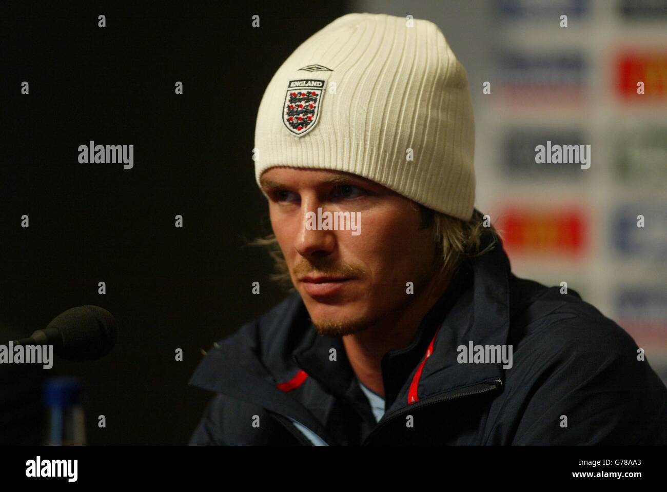 David Beckham attends a press conference at Cabot Hall, London, ahead ...
