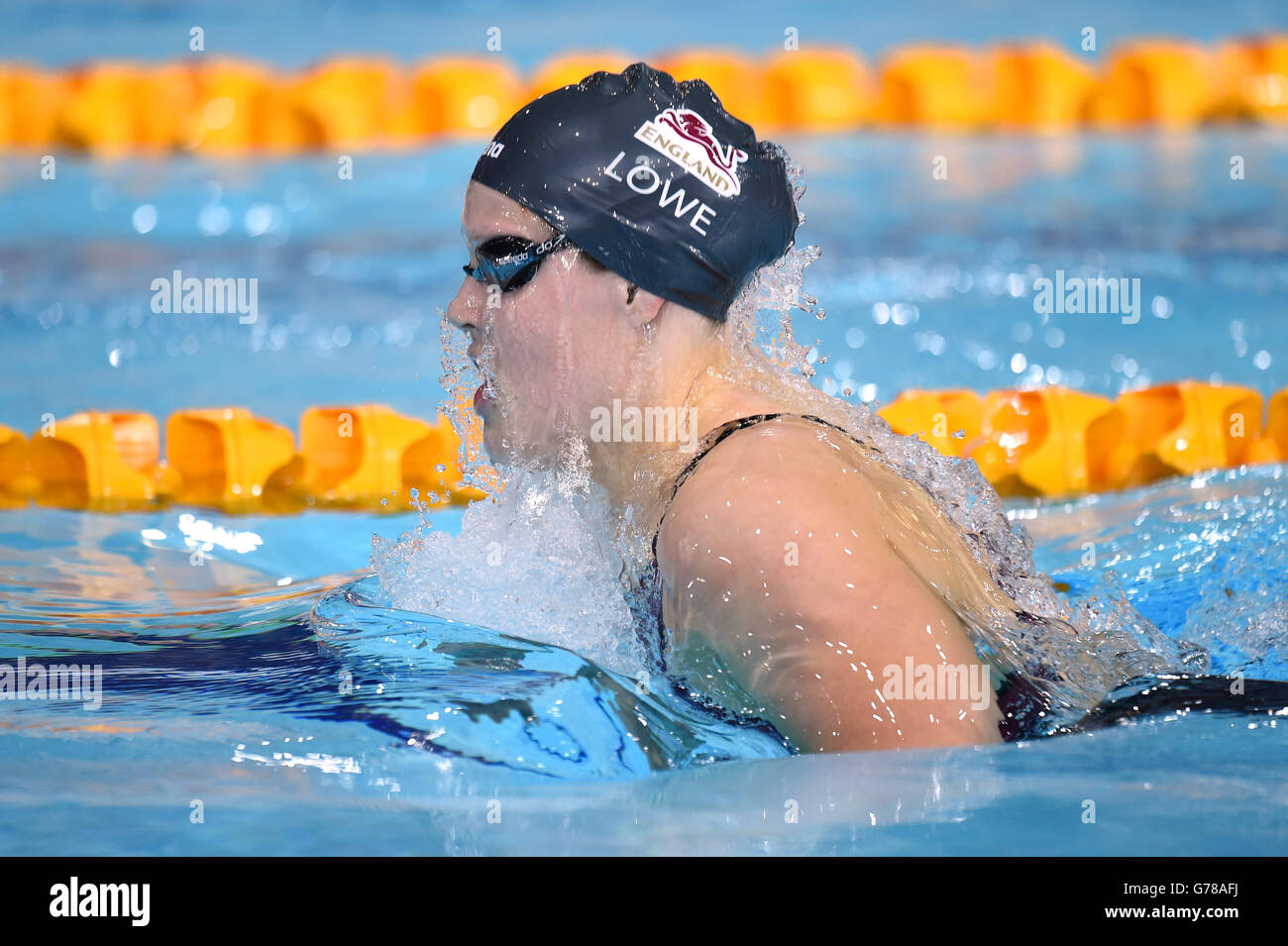 England's Danielle Lowe in action in the Women's 400m Individual Medley ...