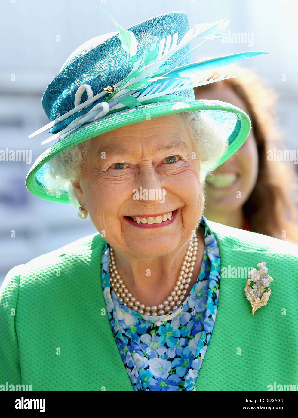 Sport - 2014 Commonwealth Games - Day One. Queen Elizabeth II during a ...