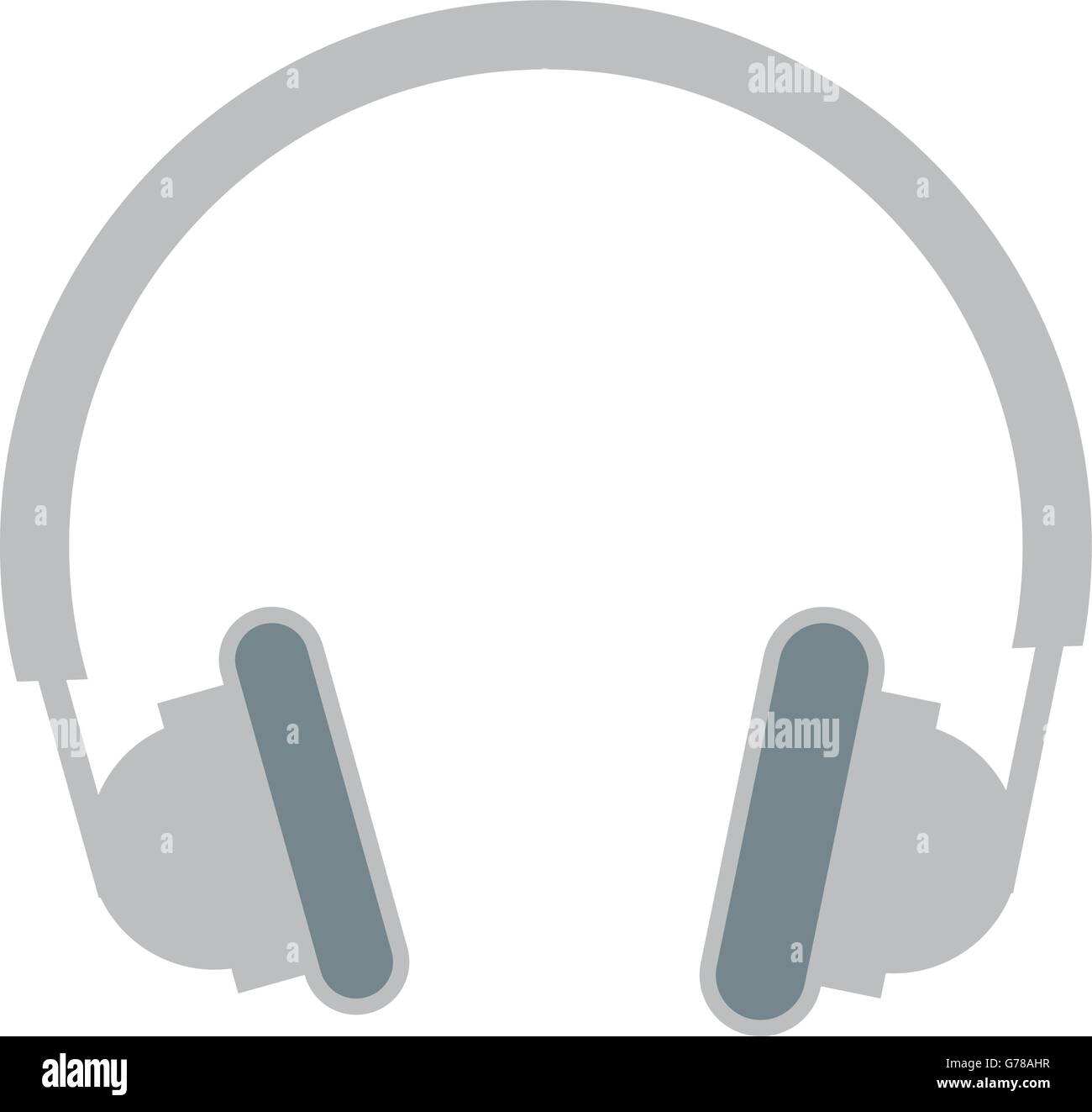 grey headphones icon Stock Vector Image & Art - Alamy