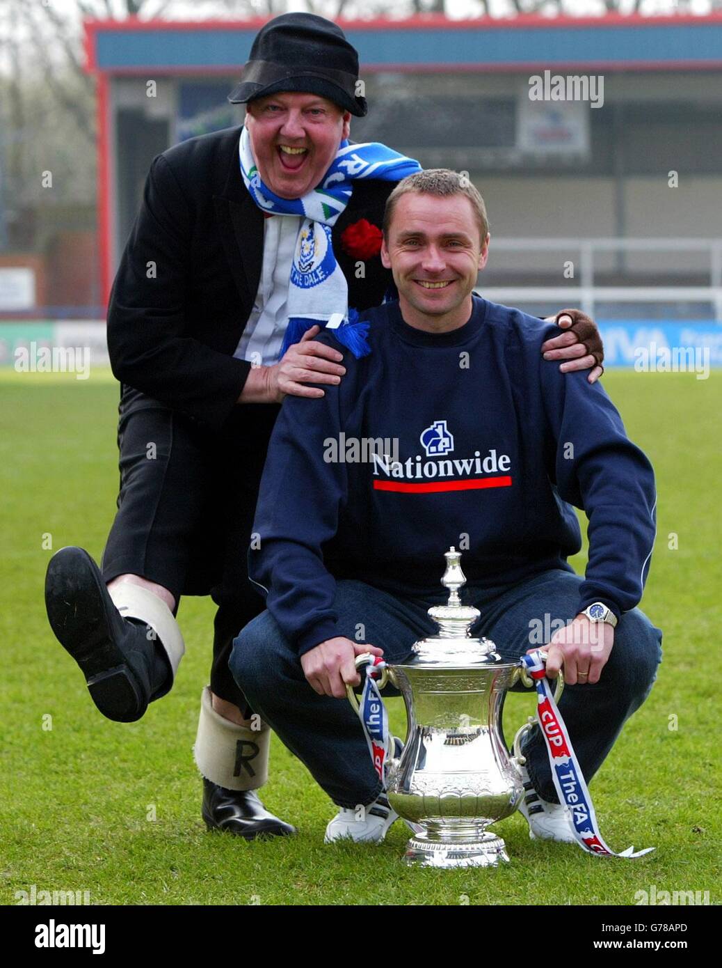 Rochdale manager Paul Simpson Stock Photo - Alamy