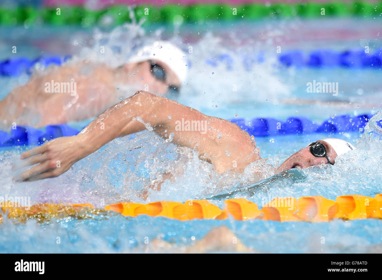 Scotland's Robbie Renwick and Daniel Walace (behind) in action in the ...
