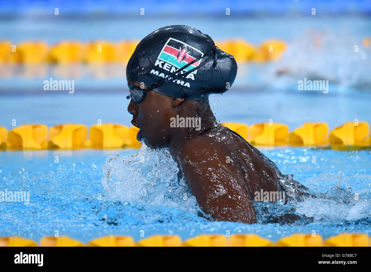 Kenya's Martha Rhoda Achien Opiyo in action in the Women's 50m ...