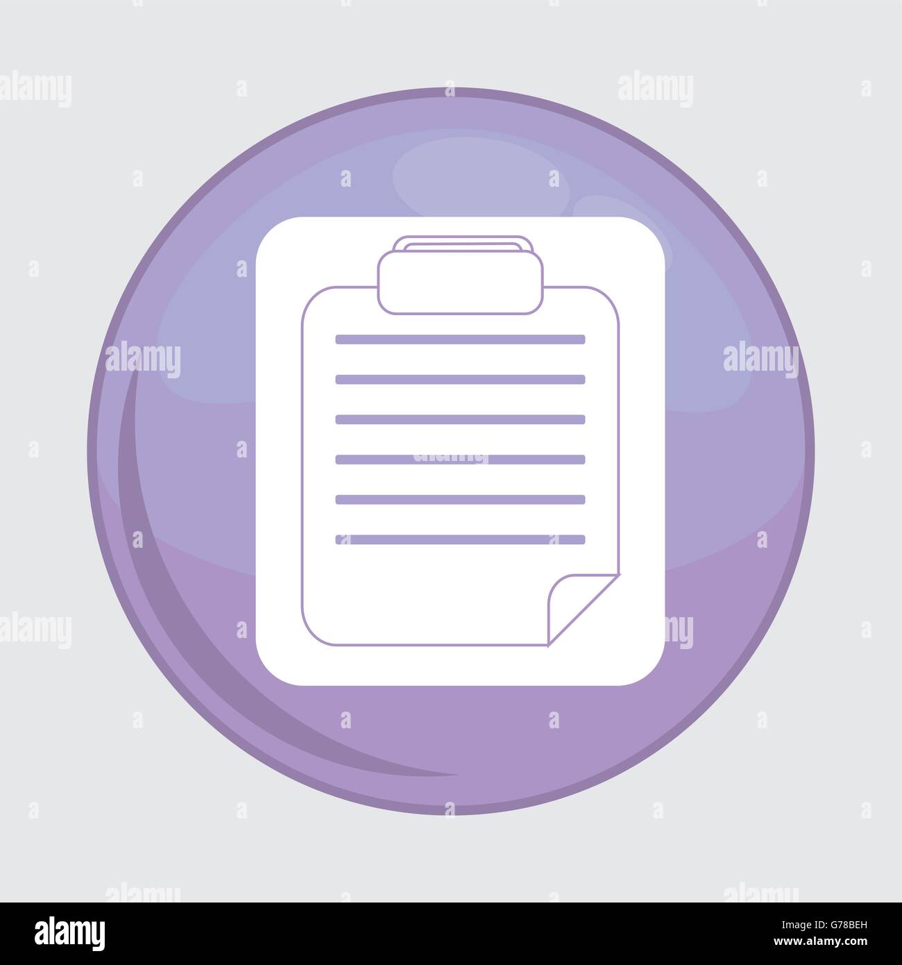 document button icon. Social media design. vector graphic Stock Vector ...