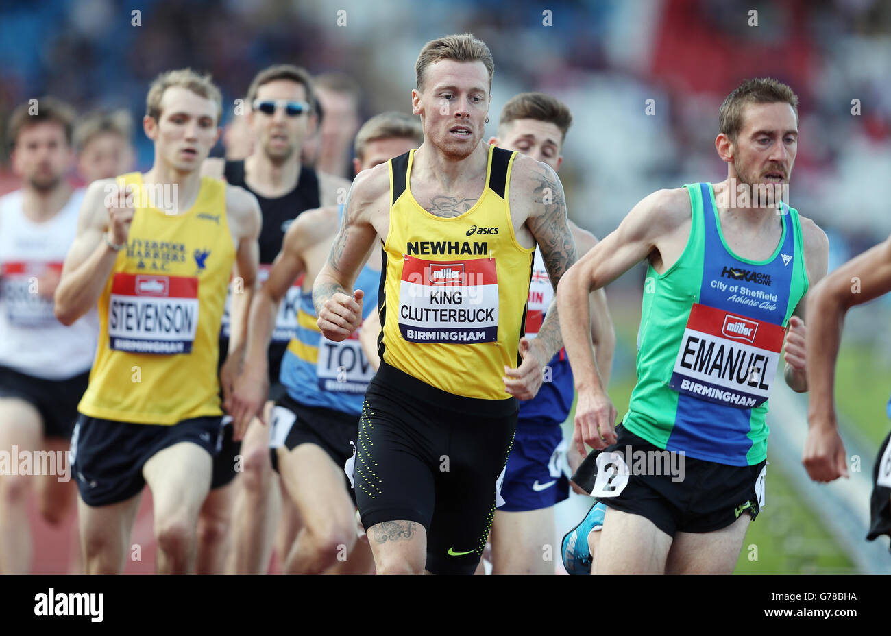 Dale King-Clutterbuck in the 1500m during day one of the British ...