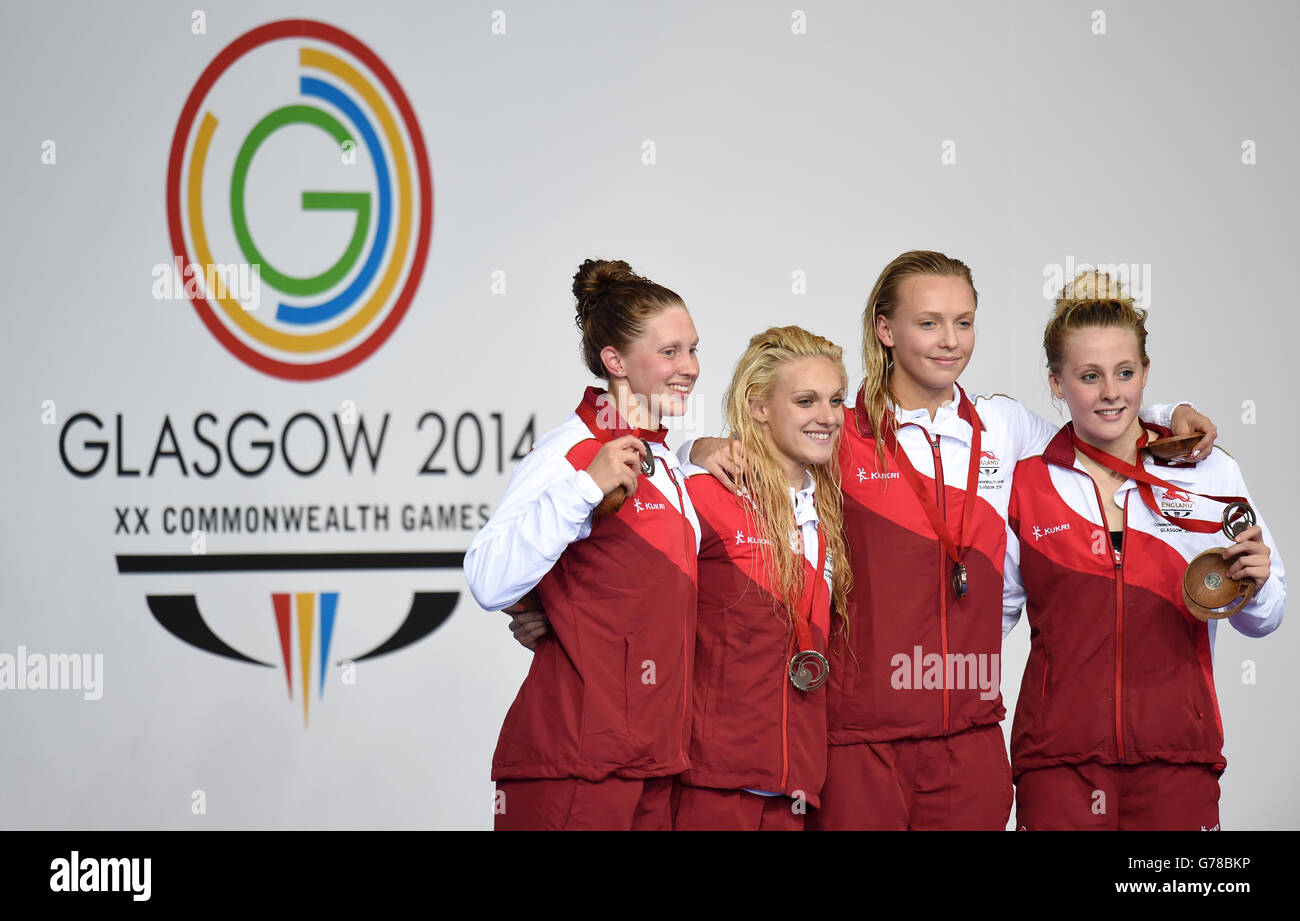 Amelia maughan siobhan oconnor bronze medals womens 4x200m freestyle ...