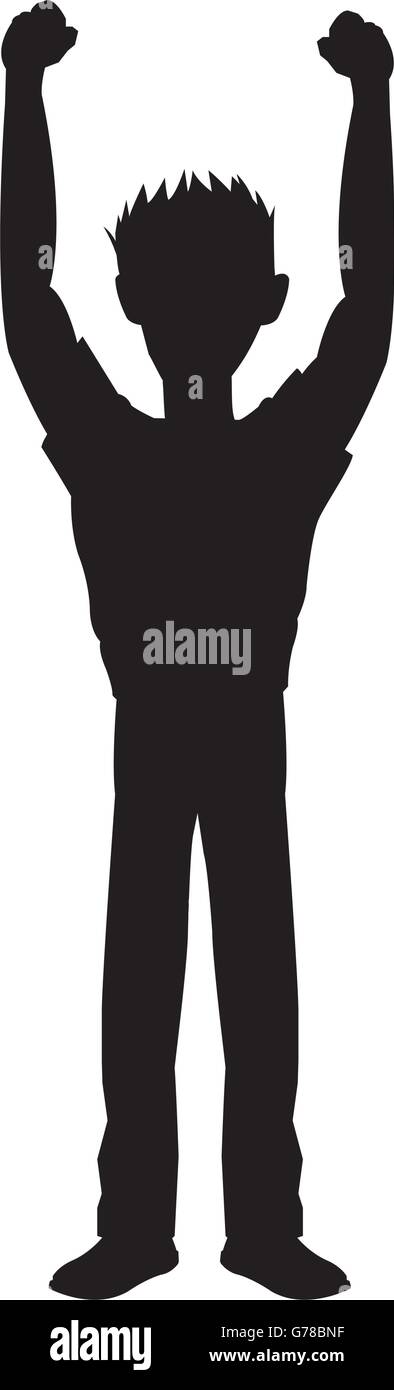 man with raised arms icon Stock Vector Image & Art - Alamy