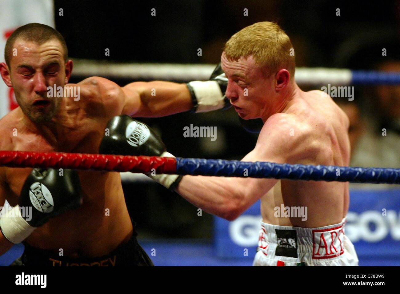 Jamie Arthur v Daniel Thorpe Stock Photo - Alamy