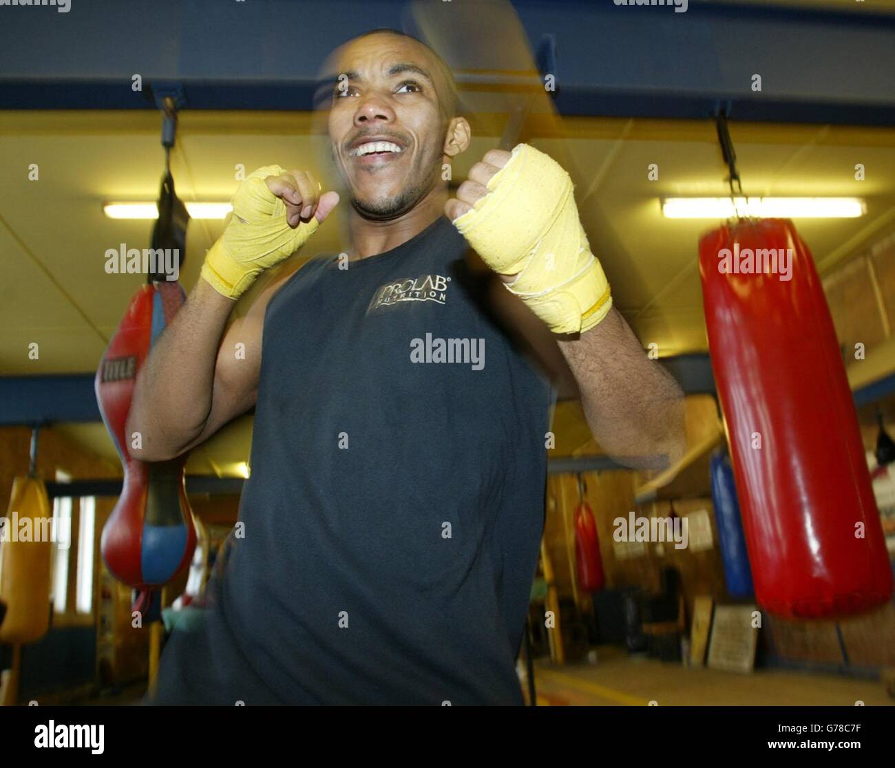 British Light-Welterweight Boxing Champion Junior Witter Stock Photo ...