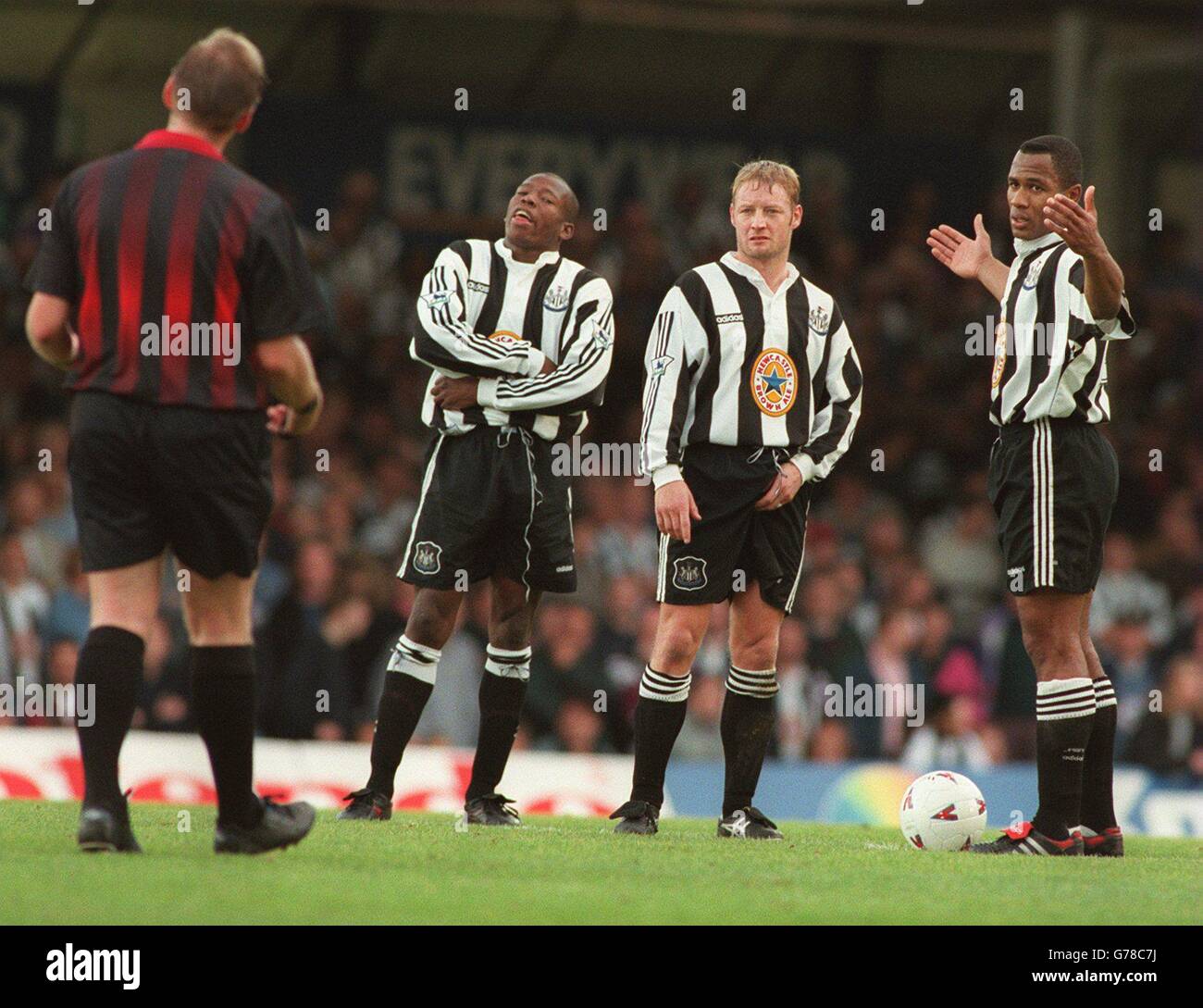 Soccer ... Carling Premier League ... Leicester City v Newcastle United ...
