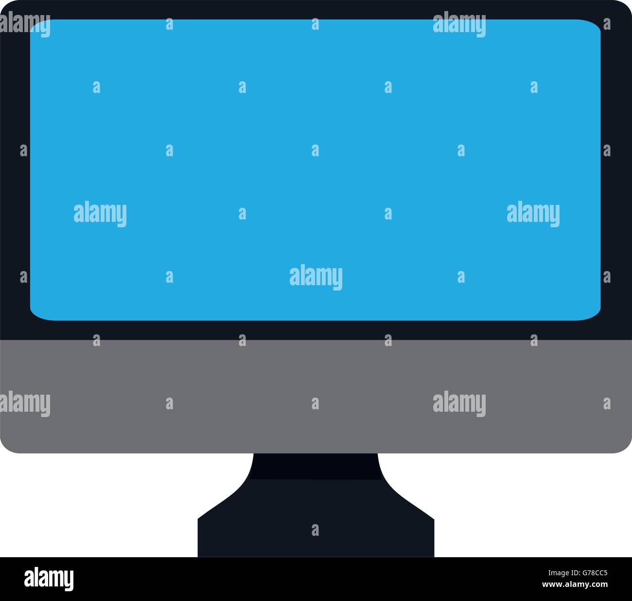 computer monitor icon Stock Vector Image & Art - Alamy