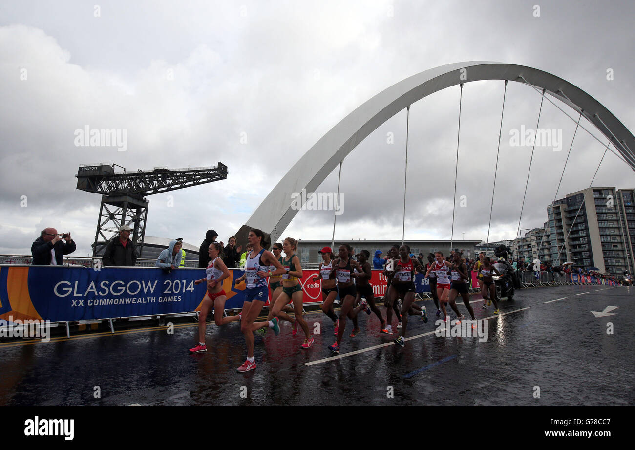 Sport - 2014 Commonwealth Games - Day Four. The women's marathon makes ...