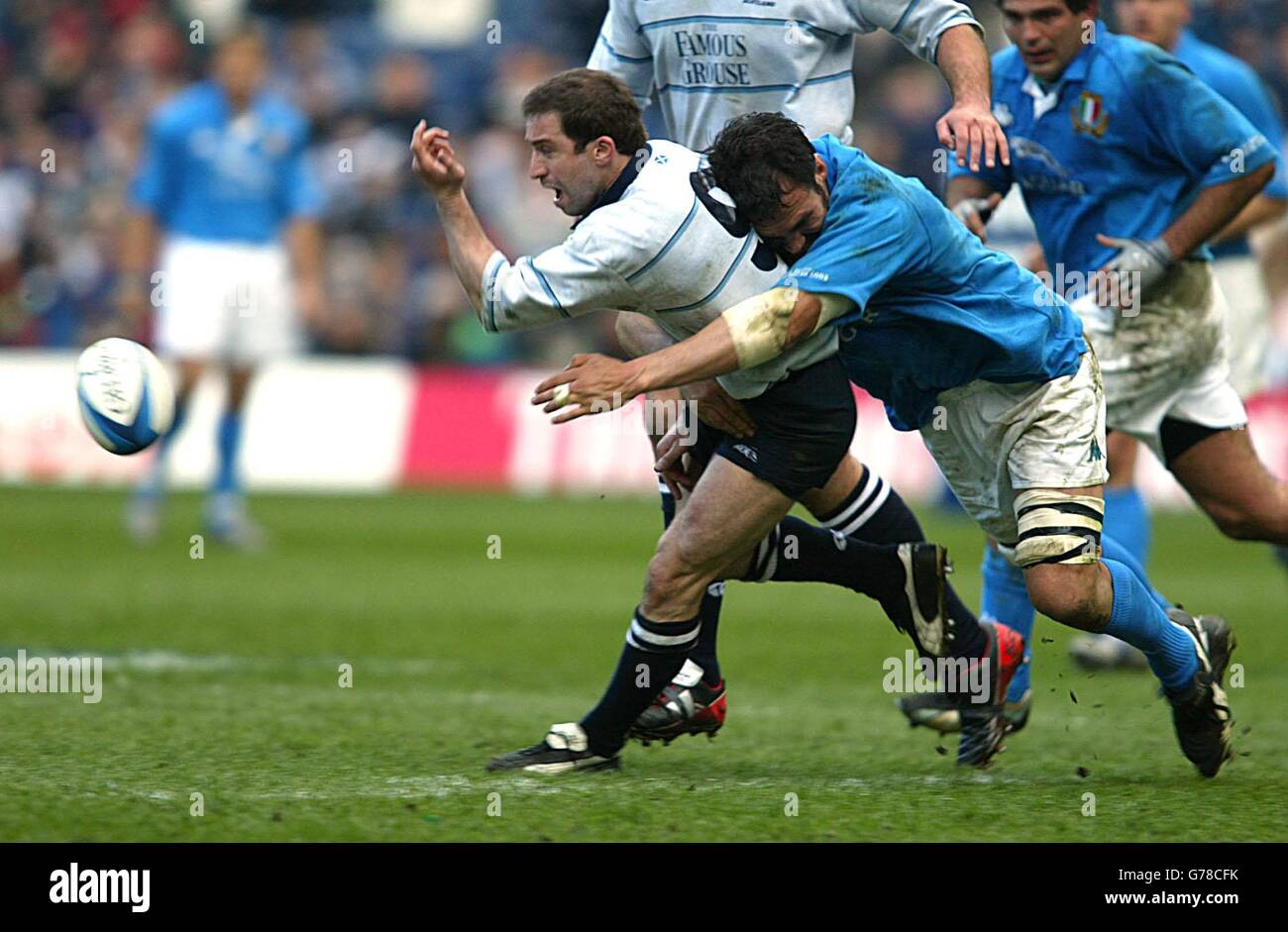 Scotlands bryan redpath and italys matt phillips hi-res stock ...