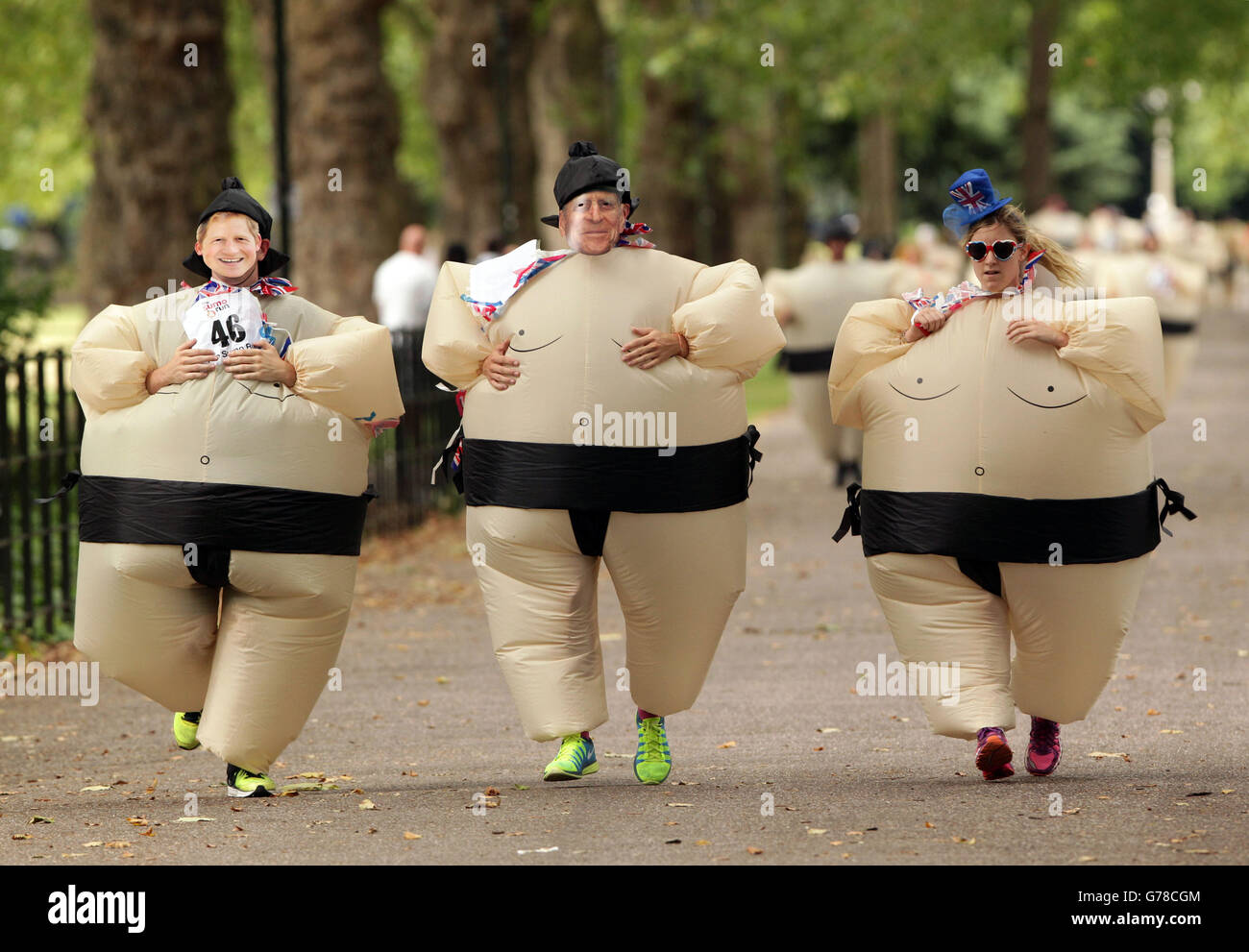 5k Sumo Run Stock Photo - Alamy