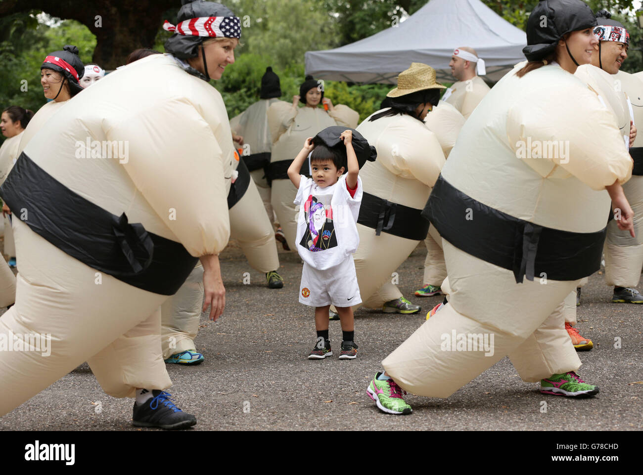 5k Sumo Run Stock Photo - Alamy