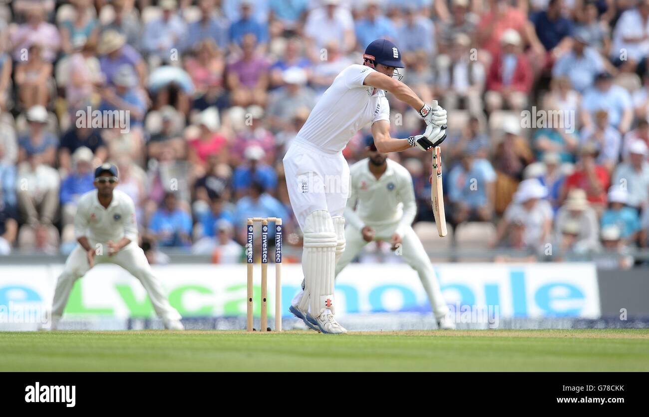 Indias ravindra day one third investec test match ageas bowl hi-res ...
