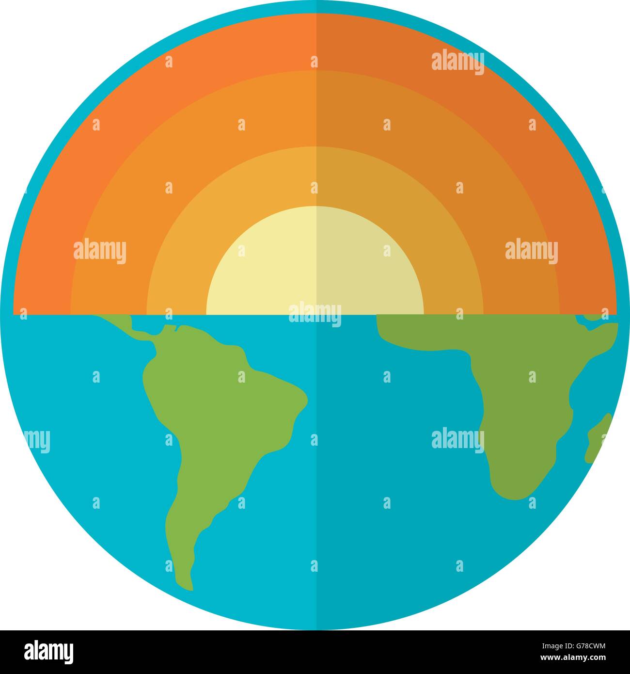 Earth icon. Planet design. Vector graphic Stock Vector Image & Art - Alamy