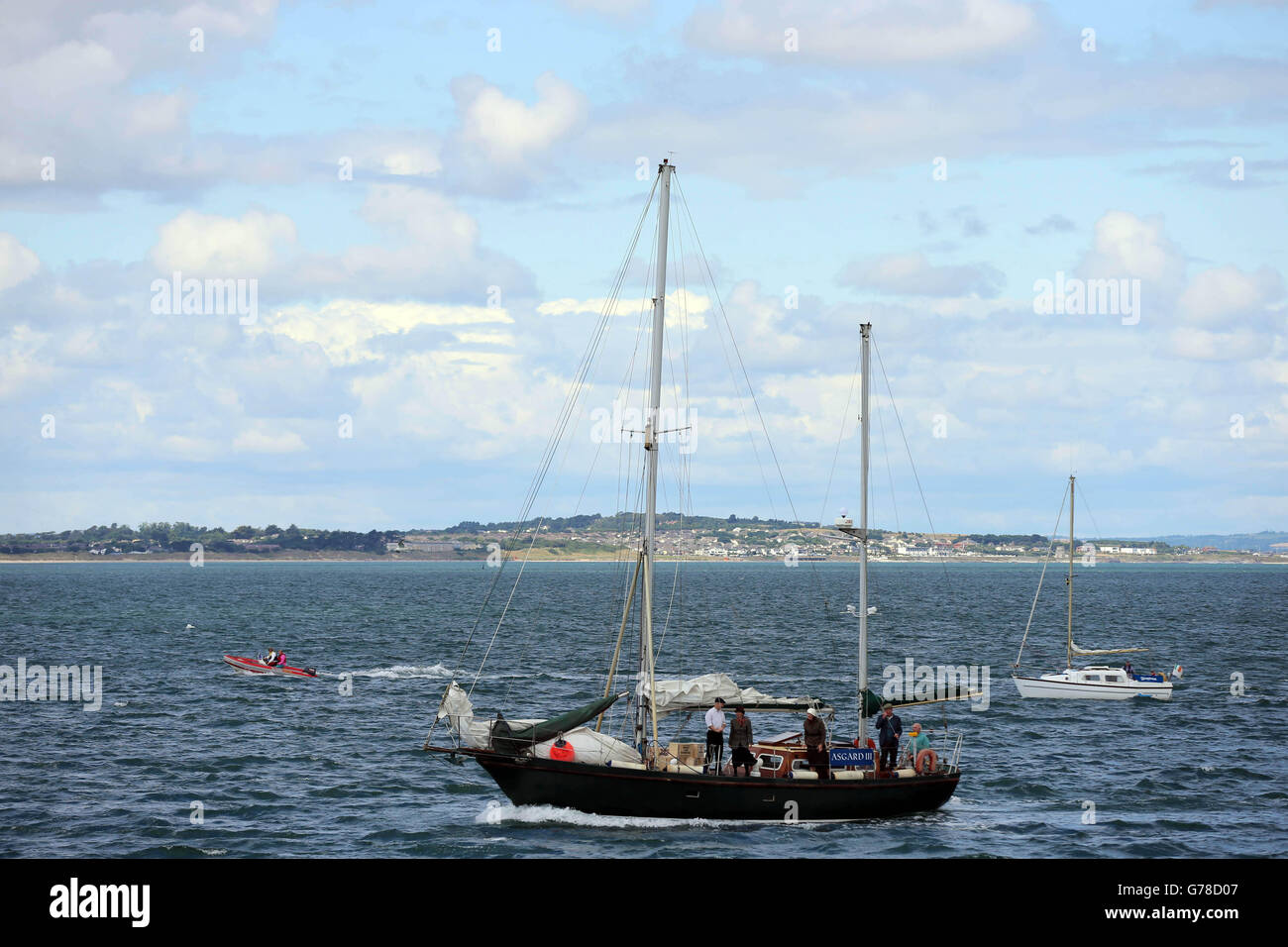 Asgard yacht landing commemoration hi-res stock photography and images ...
