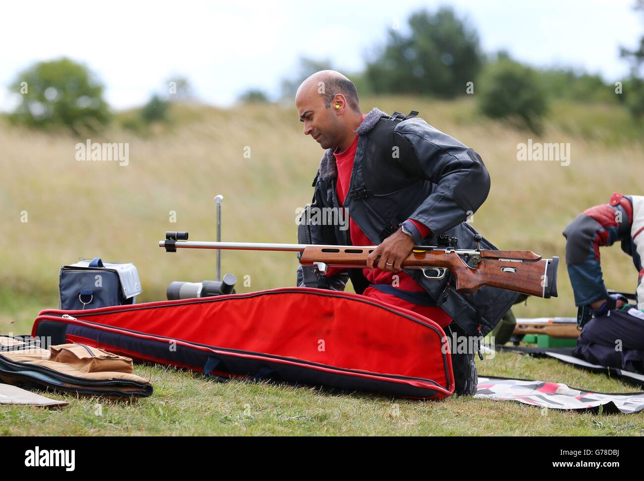 England's Parag Patel in action during the Queen's Prize Individual at ...