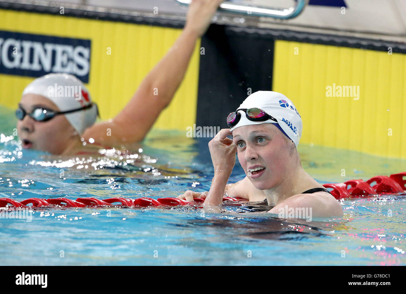 Scotland's Hannah Miley during the Women's 200m Freestyle Heat 2 at ...