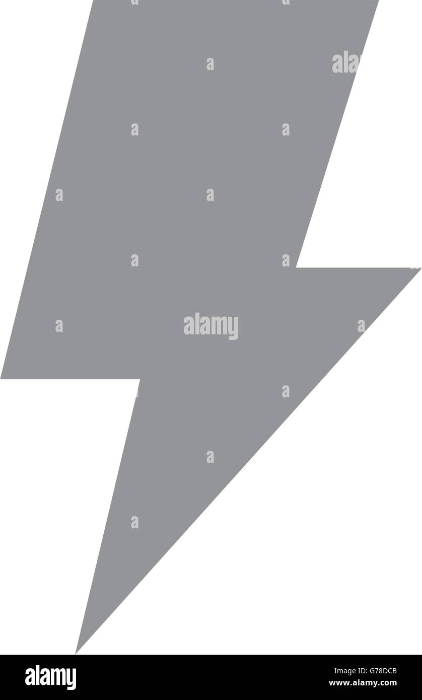 grey lightning icon Stock Vector Image & Art - Alamy