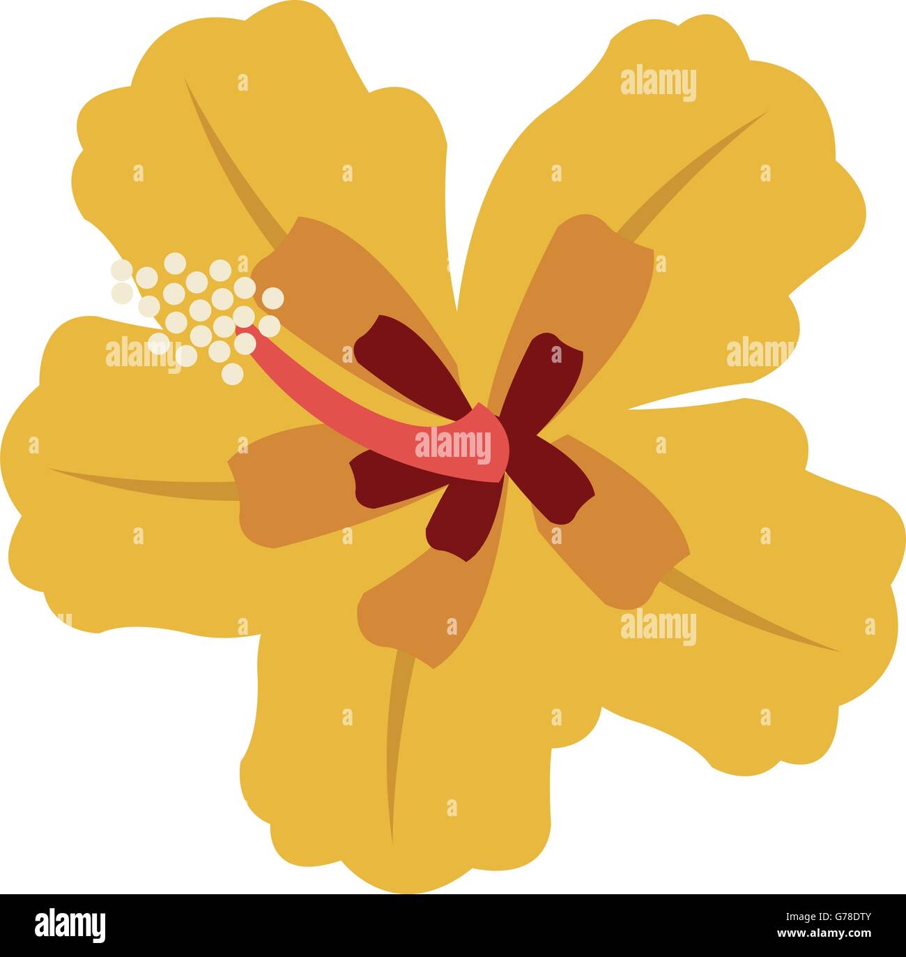 tropical flower icon Stock Vector Image & Art - Alamy