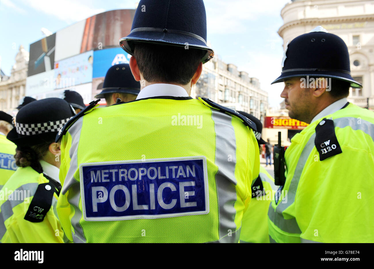 Metropolitan Police - stock Stock Photo - Alamy
