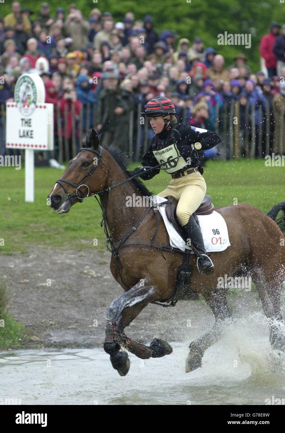 Last years winner, Pippa Funnell from Dorking, Surrey riding Supreme ...