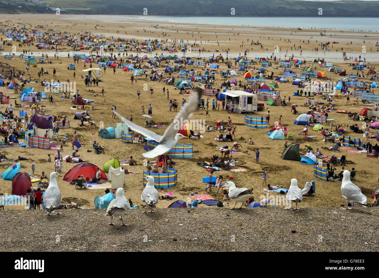 Summer weather July 29th Stock Photo - Alamy