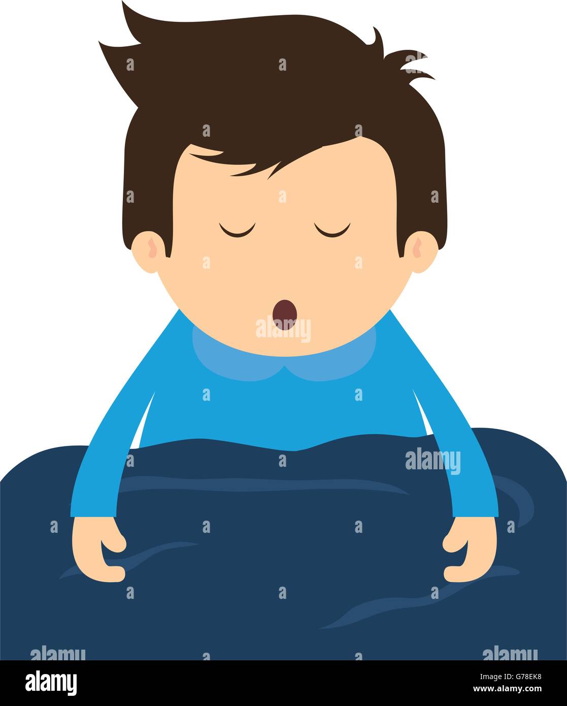 Boy sleeping icon. resting and sleep design. Vector graphic Stock ...