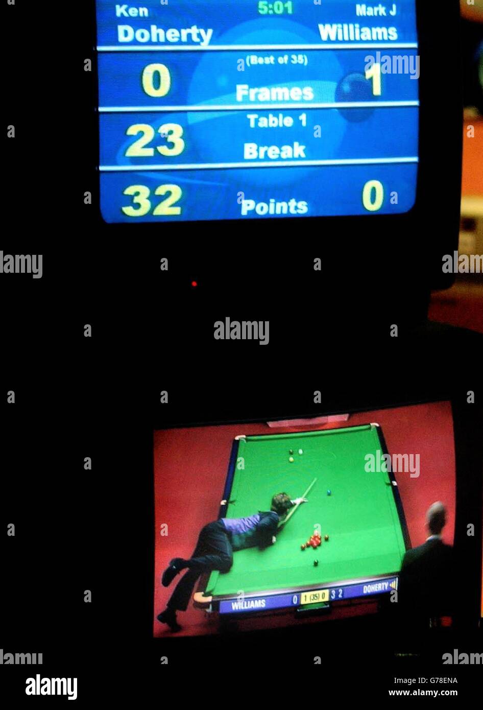 Embassy World Snooker Final 2003 Stock Photo - Alamy