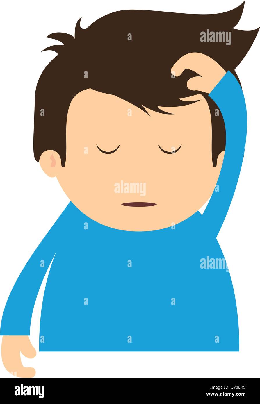 Boy resting icon design hi-res stock photography and images - Alamy