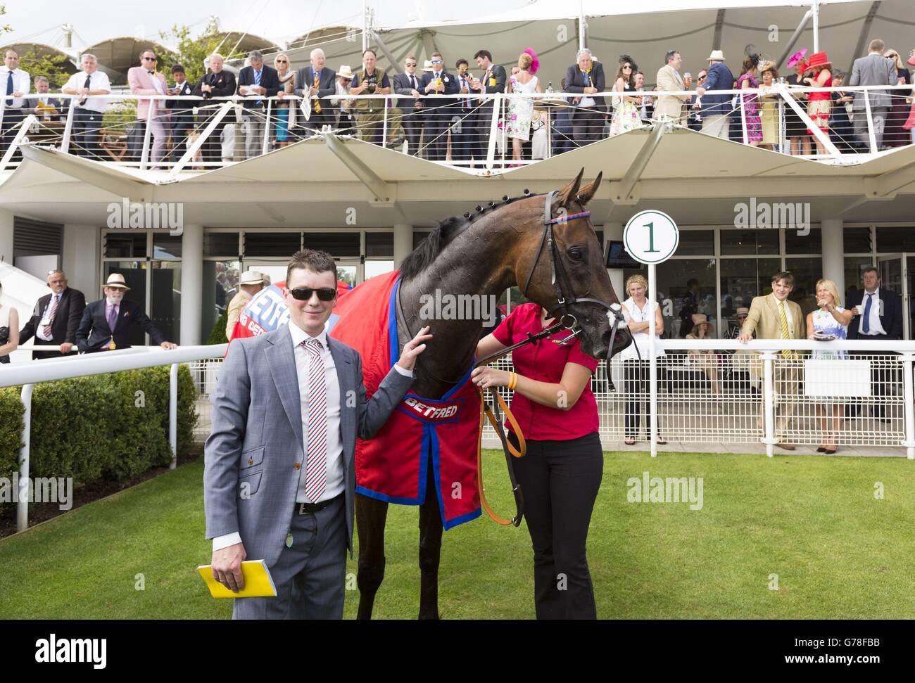 Horse Racing - Glorious Goodwood - Day Four - Goodwood Racecourse Stock ...
