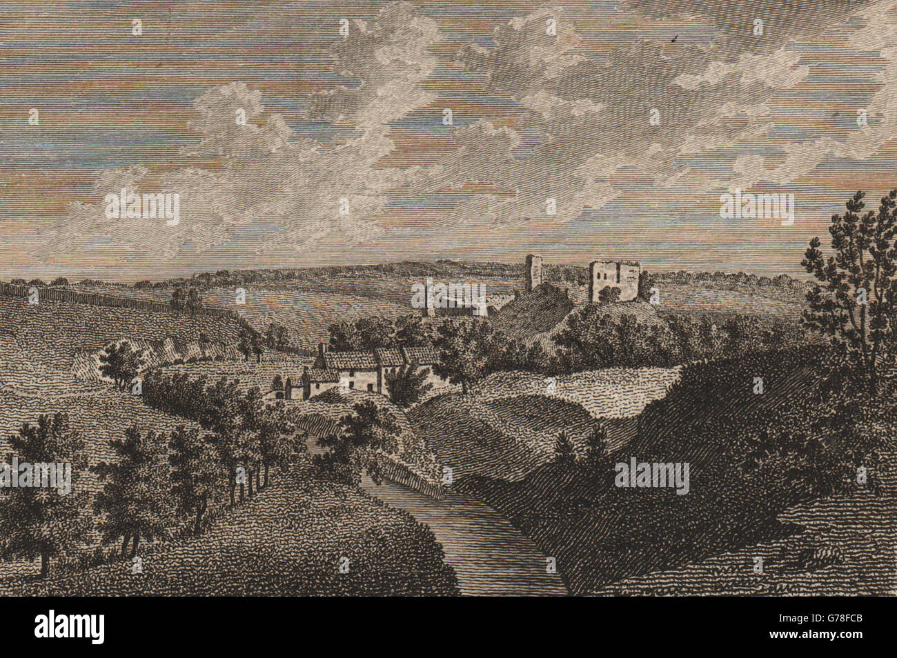 Mitford Castle Northumberland High Resolution Stock Photography and ...