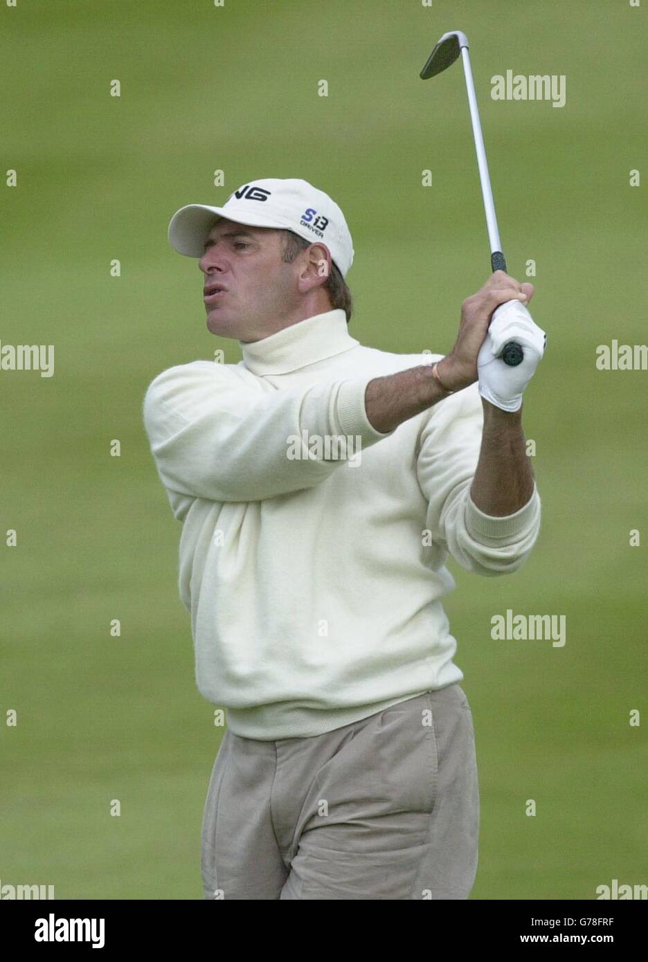 Peter Fowler on the first fairway during the third round at the Diageo ...