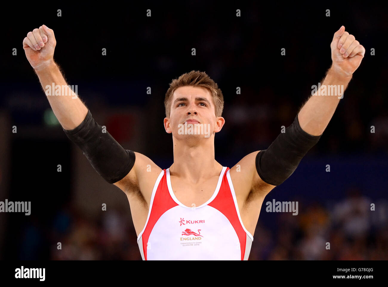 England's Max Whitlock during the Men's Artistic Gymnastics Parallel ...