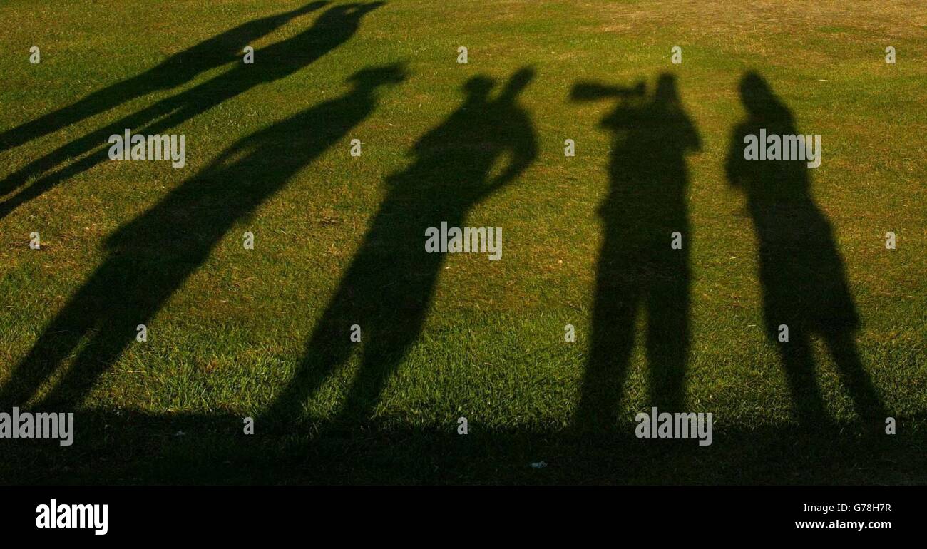 British Open Golf - shadows Stock Photo - Alamy