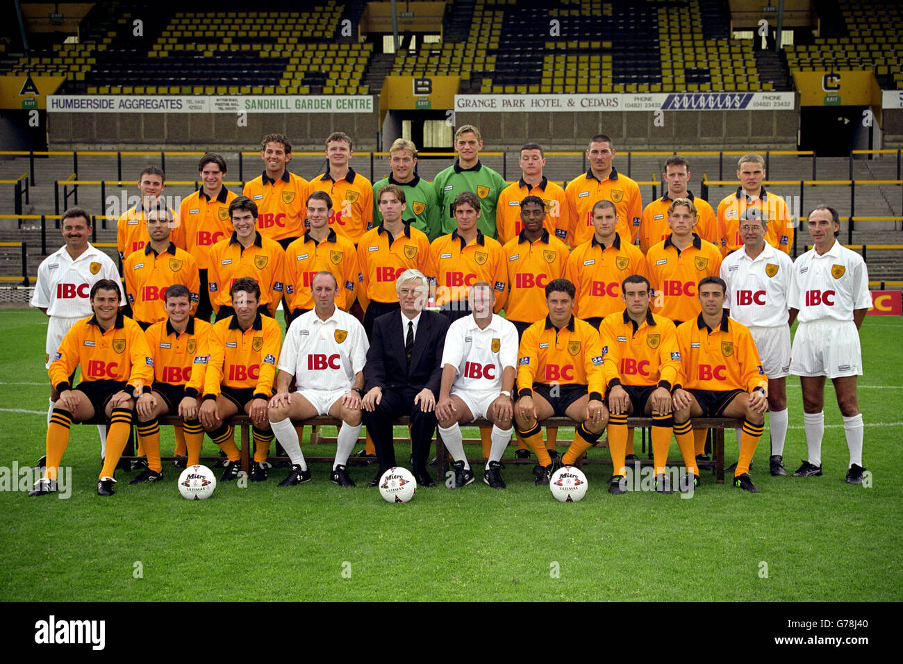 Soccer - Hull City Football Club - Season 1996/7 - Photo-call Stock ...