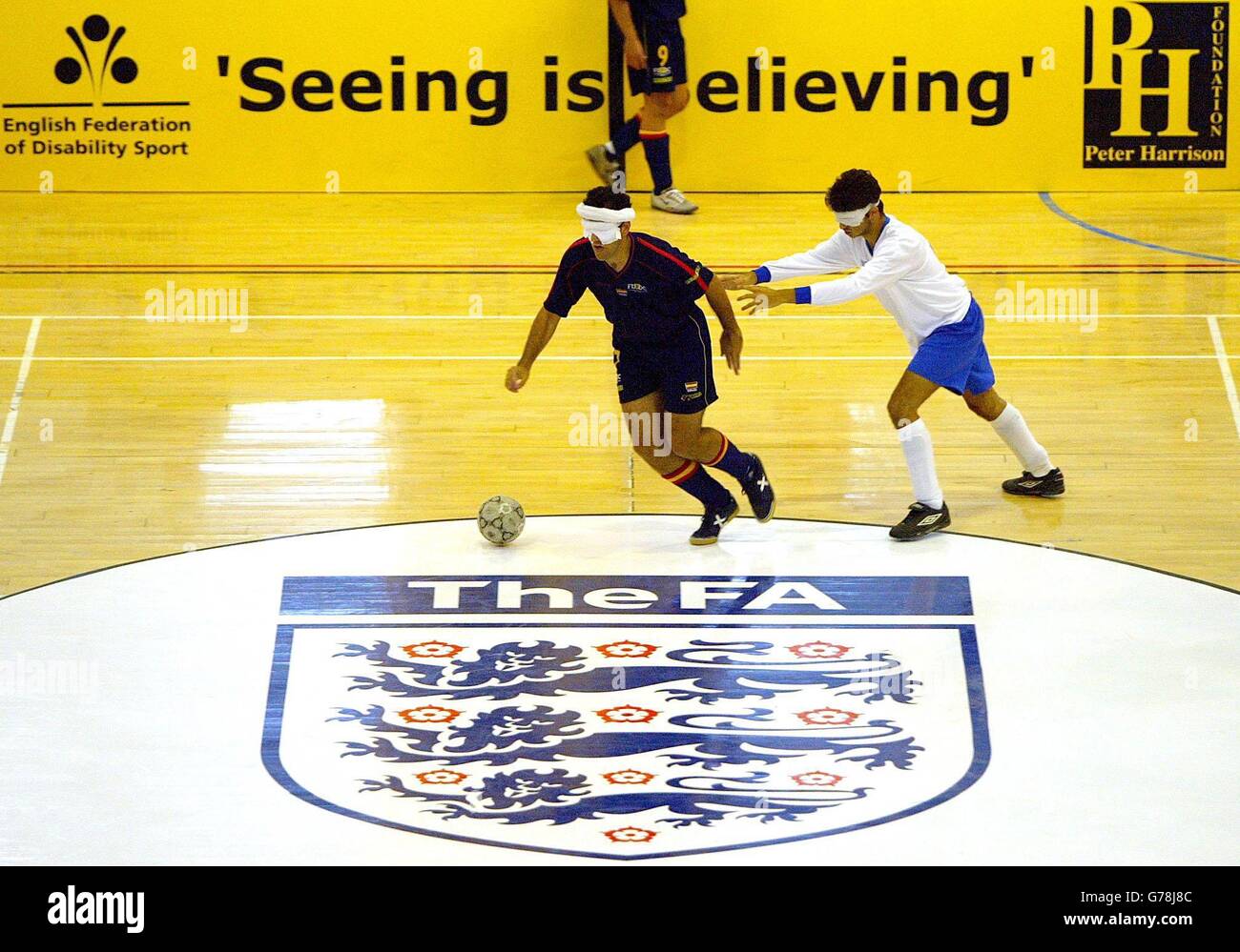European Blind Football Championship Stock Photo - Alamy