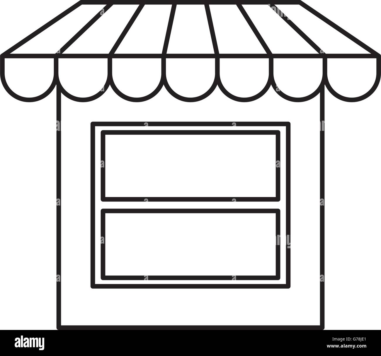 Classic shop icon. Store design. Vector graphic Stock Vector Image ...
