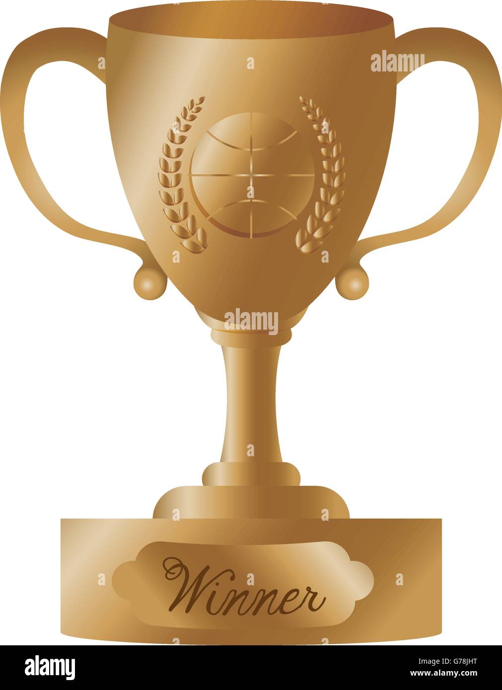 Trophy cup icon. Winner design. Vector graphic Stock Vector Image & Art ...