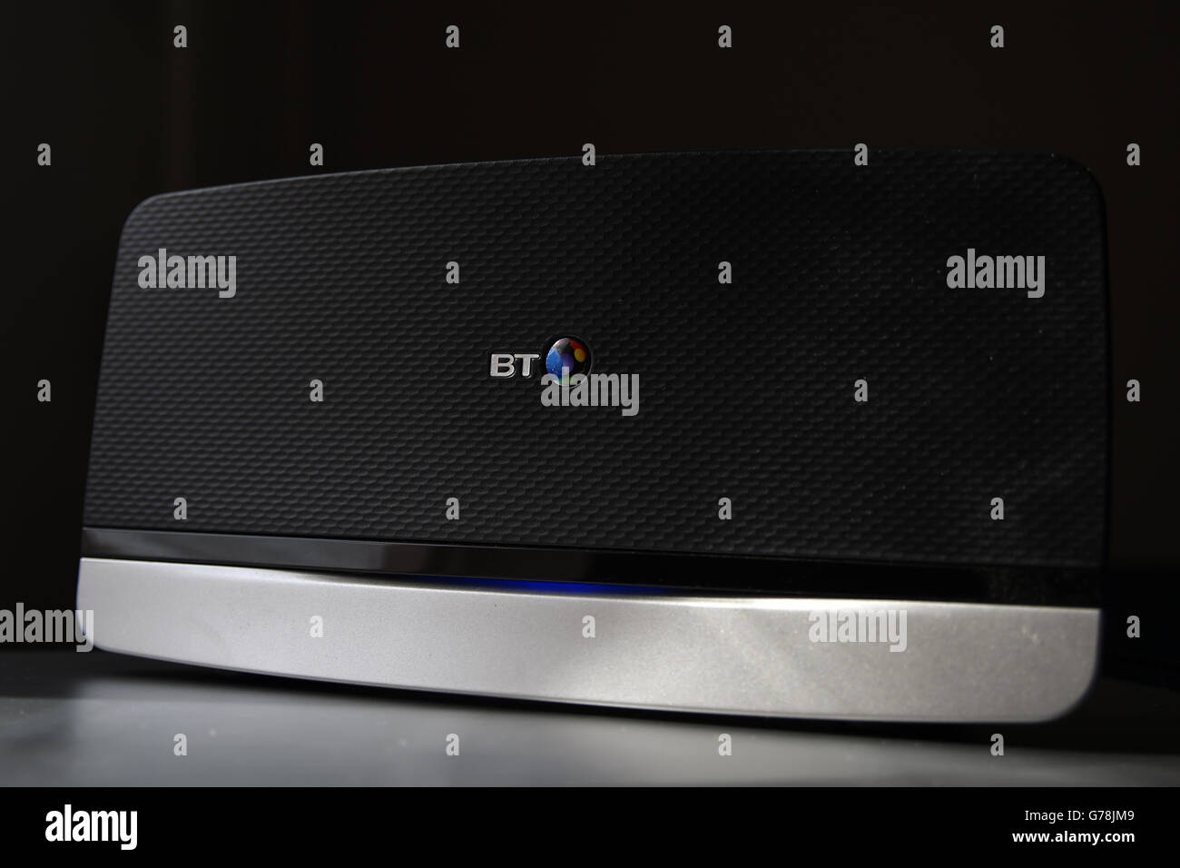 Technology stock. General view of a BT Homehub 4 wireless router Stock ...