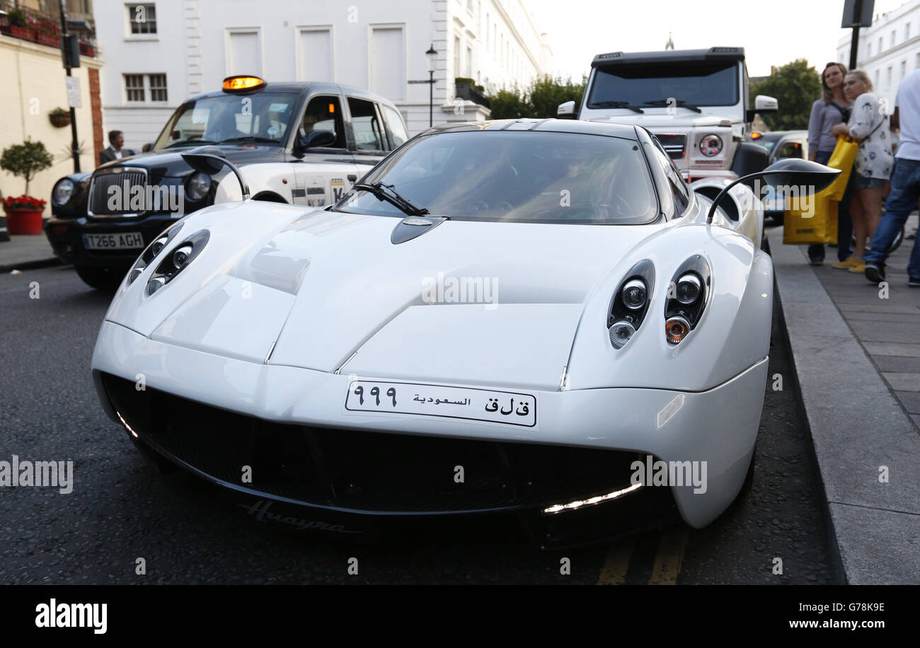 Middle Eastern cars in London Stock Photo - Alamy