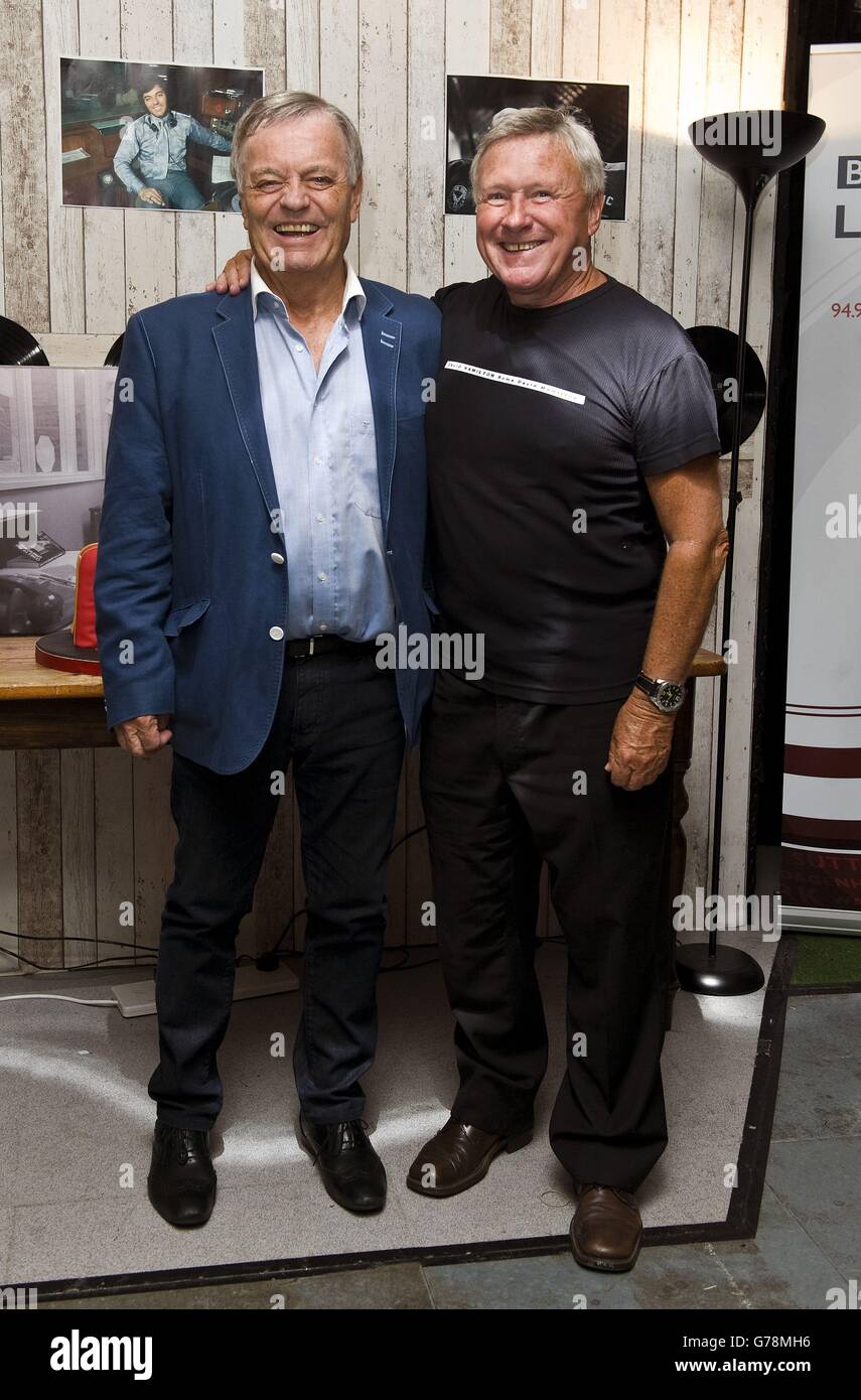 Dj tony blackburn left david hamilton hi-res stock photography and ...