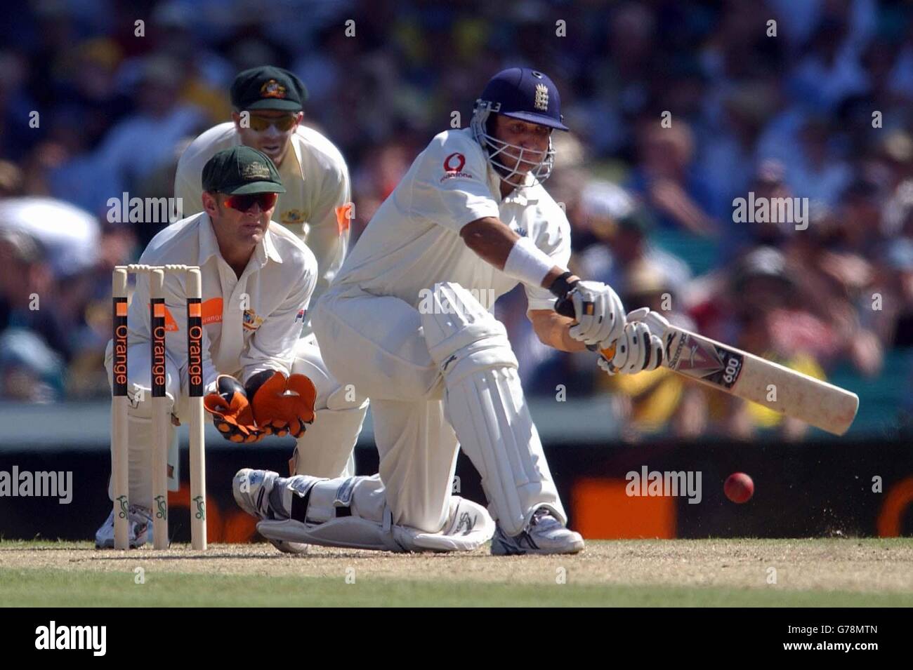 FOR EDITORIAL USE ONLY - NO COMMERCIAL USE: England batsman Mark ...
