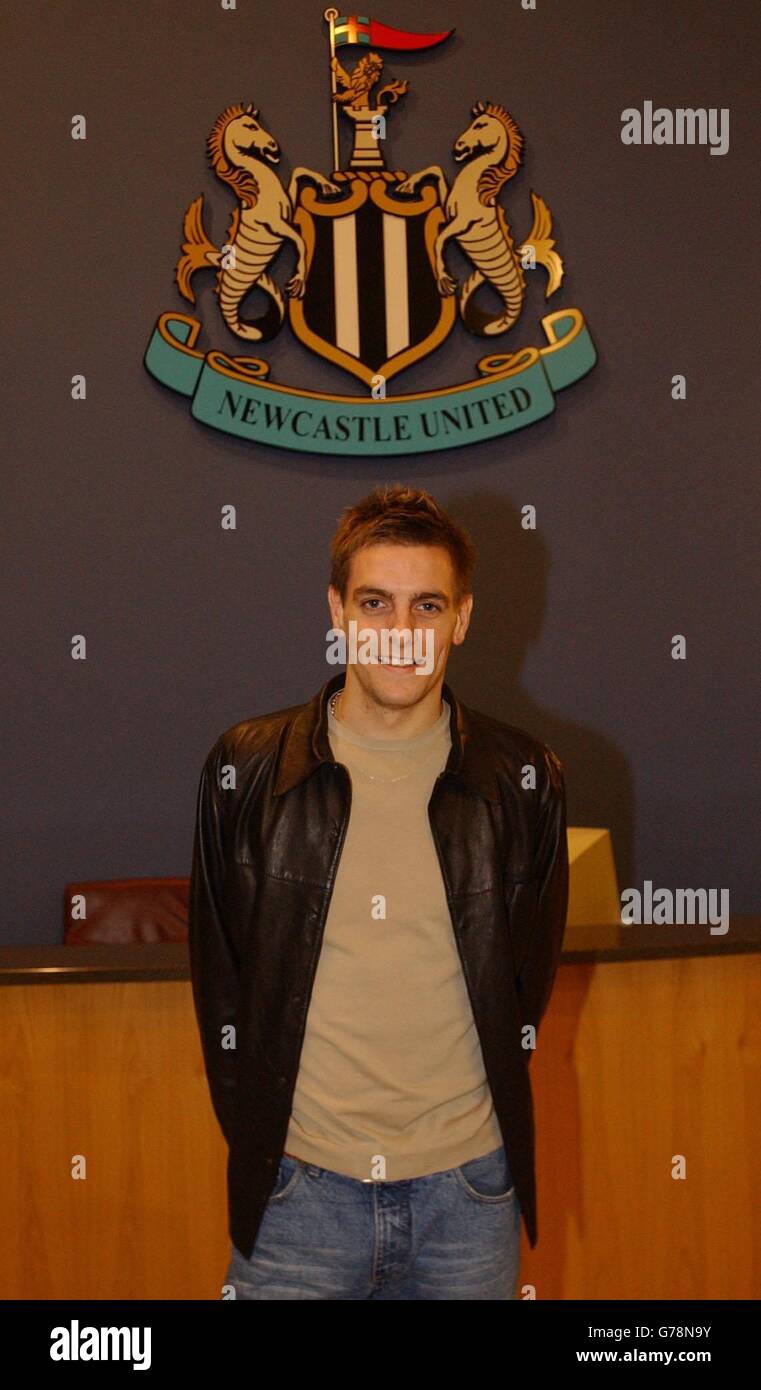 Former Leeds defender Jonathan Woodgate arriving at Newcastle United's ...